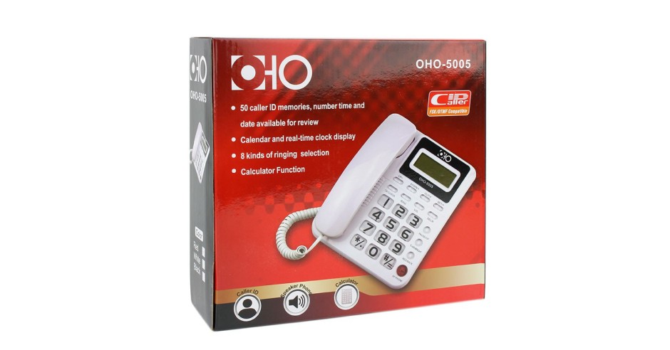 Telefon fix, id apelant, fsk/dtmf, calculator, calendar, memorie, oho culoare | arhiva Okazii.ro