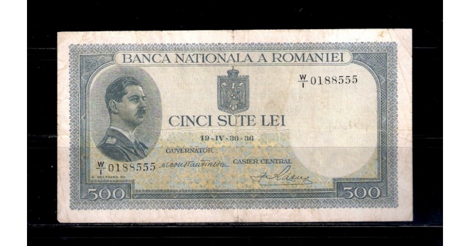 BANCNOTA 500 LEI 1936 | arhiva Okazii.ro