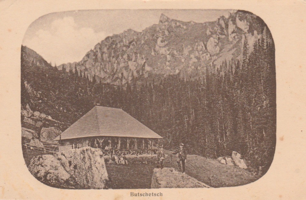 1917 Cabana Malaiesti in Muntii Bucegi - ilustrata rara SKV, cabane ...