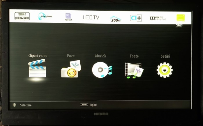 Televizor rulota, cabana, panouri solare HD LED Kendo 20HD173SAT - 12V ...