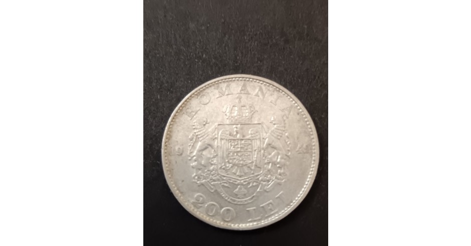 100 lei 1942 , argint, stare aUNC [poze] (1) | Okazii.ro