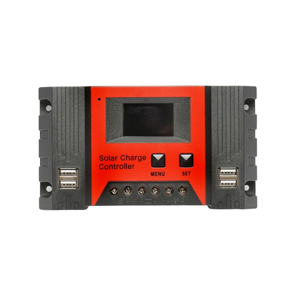 Regulator tensiune PWM panou solar 20A 12V/24V 4X port USB (12V=260W ...