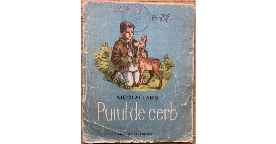 Nicolae Labis Puiul de cerb volum debut 1956 poem ilustratii V ...