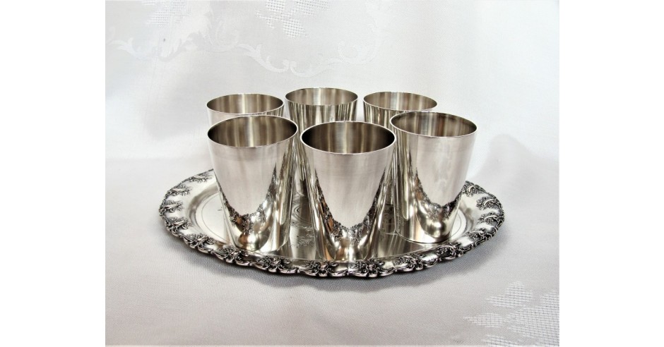 6 PAHARE PENTRU VIN SAU APA DIN ARGINT MASIV 925 | arhiva Okazii.ro