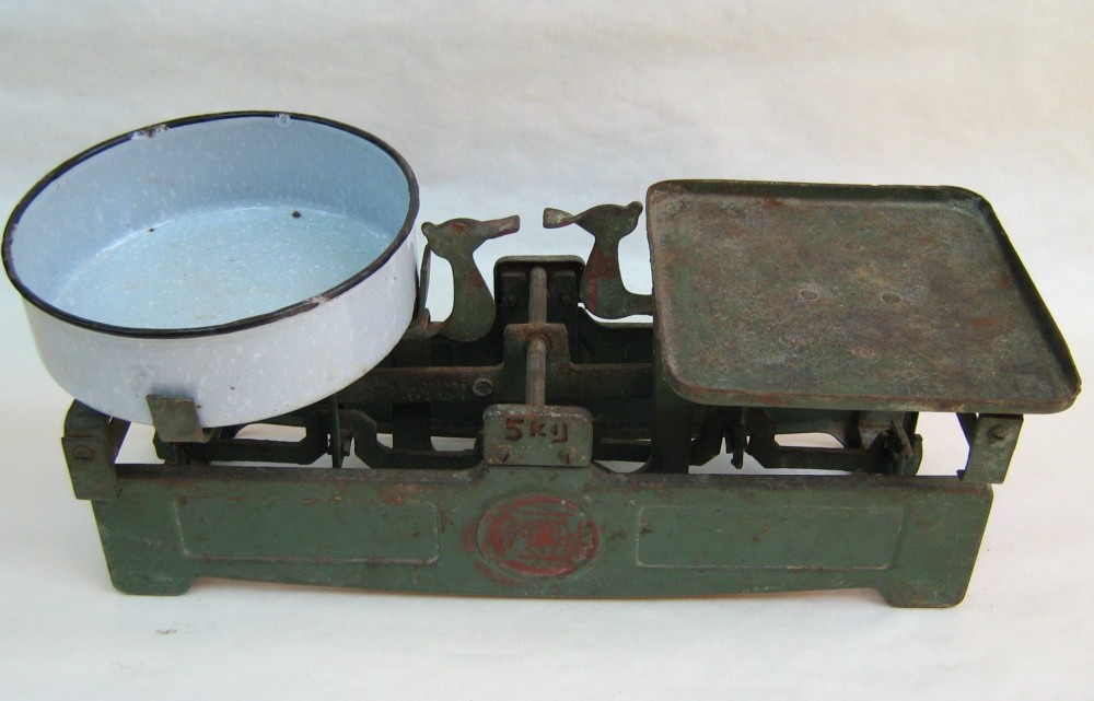 Cantar vechi Balanta Sibiu 5 kg nereconditionat vintage | arhiva Okazii.ro