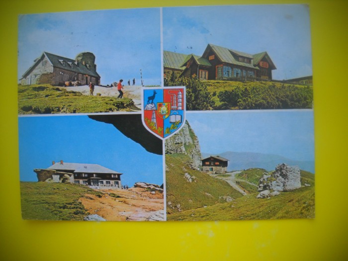 HOPCT 87923 CABANE IN MUNTII BUCEGI -STEMA HERALDICA- JUD PRAHOVA ...