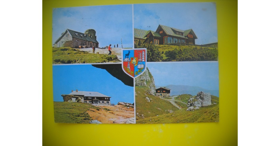 HOPCT 87923 CABANE IN MUNTII BUCEGI -STEMA HERALDICA- JUD PRAHOVA ...
