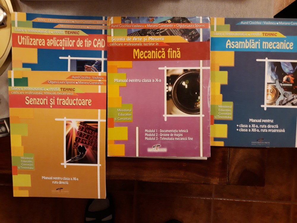 Module Liceu-Mecanica Fina, Asamblari mecanice, Senzori si traductoare ...