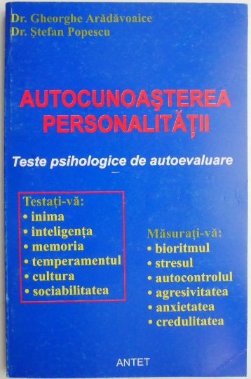Autocunoasterea personalitatii. Teste psihologice de autoevaluare ...