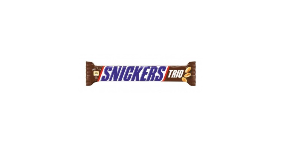 Baton Snickers Trio, 112.5g, Baton de Ciocolata Snickers, Baton de ...