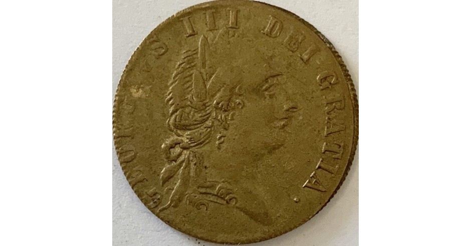 MAREA BRITANIE-TOKEN ( 1/2 GUINEA 1701,,CAROLUS III.) | arhiva Okazii.ro