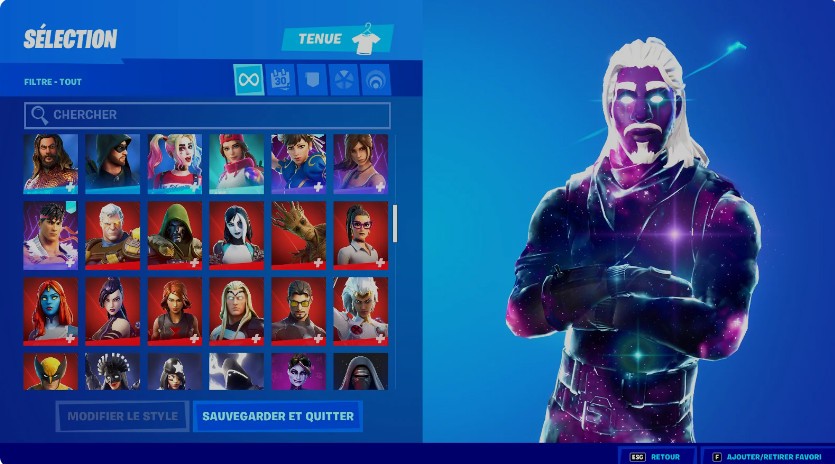 CONT Fortnite OG Galaxy+198 de skinuri minty axe etc,1800vb nu dau ...