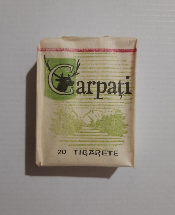 Pachet plin tigari CARPATI anii 1980 ,fabrica Timisoara | Okazii.ro