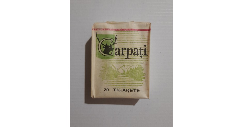 Pachet plin tigari CARPATI anii 1980 ,fabrica Timisoara | arhiva Okazii.ro