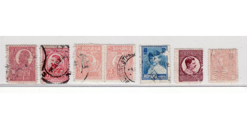 Romania 1900 - 1950 lot perfin | arhiva Okazii.ro