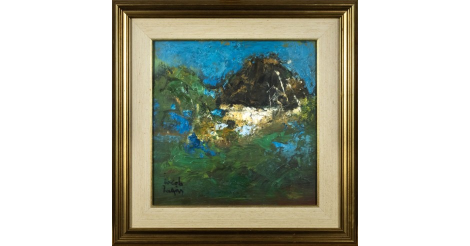 Iacob Lazar, Peisaj cu casa | arhiva Okazii.ro