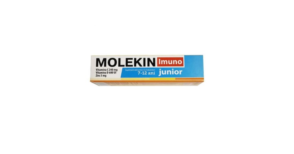 Molekin Imuno Junior 7-12 Ani 20 comprimate efervescente Zdrovit ...