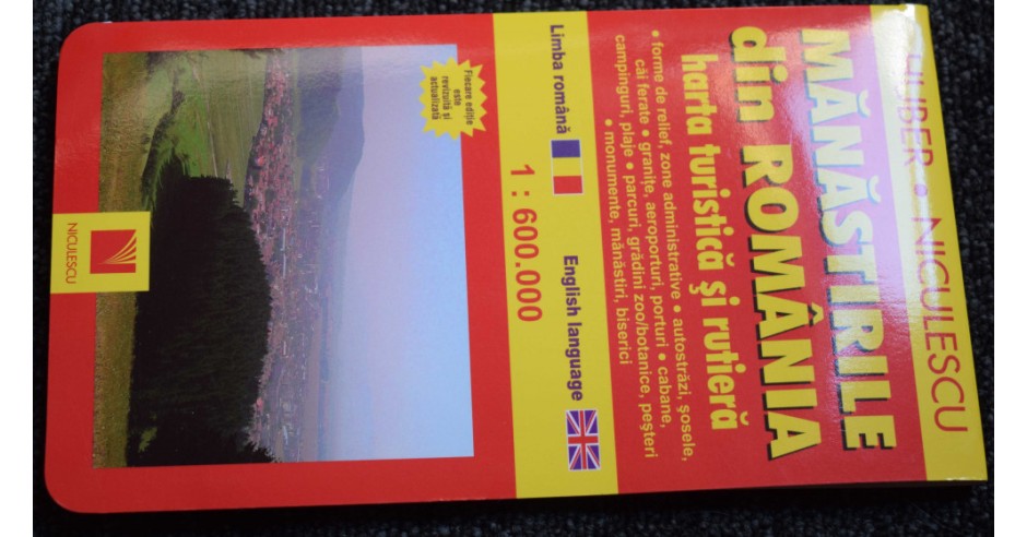 MANASTIRILE DIN ROMANIA harta turistica si rutiera - 2009 | arhiva ...