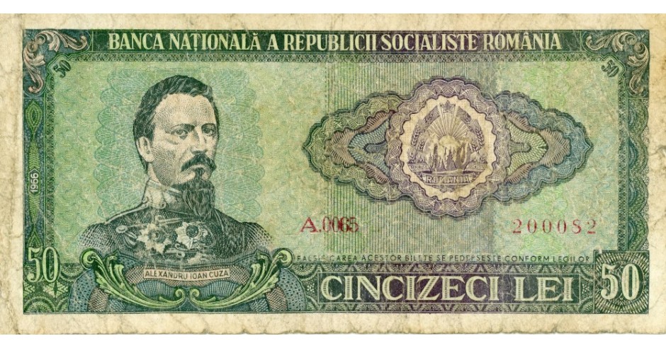 ROMANIA - 50 Lei 1966 | arhiva Okazii.ro