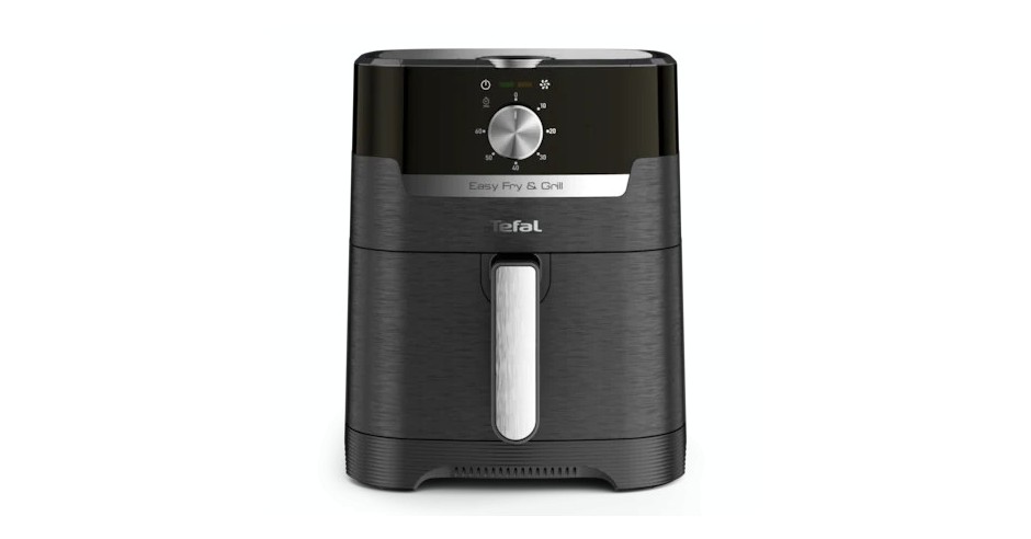 Friteuza cu aer cald TEFAL Easy Fry EY501815, 1.2kg, 4.2l, 1400W, negru-argintiu | arhiva Okazii.ro