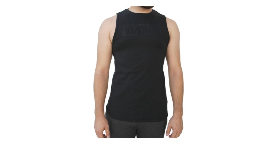 Maieu barbati Vanquish Fitness Panel Tank Negru XL | arhiva Okazii.ro