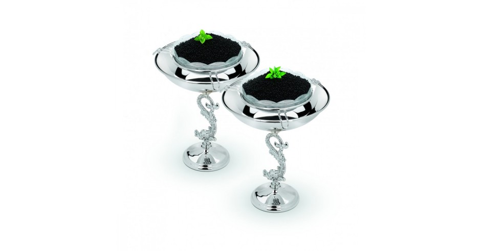 Suport Argintat Caviar made by Chinelli Italy COD: 1889 | arhiva Okazii.ro