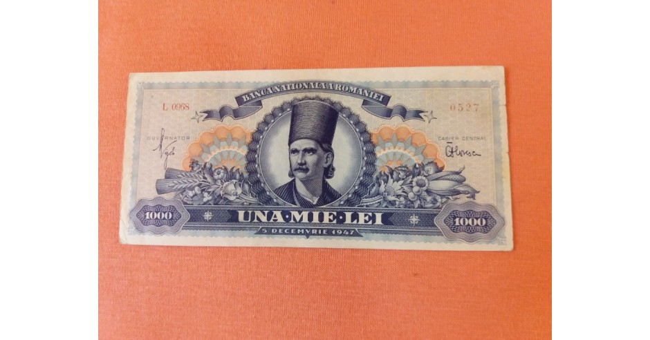 bancnote romanesti 1000lei 1947 luna decembrie xf | arhiva Okazii.ro