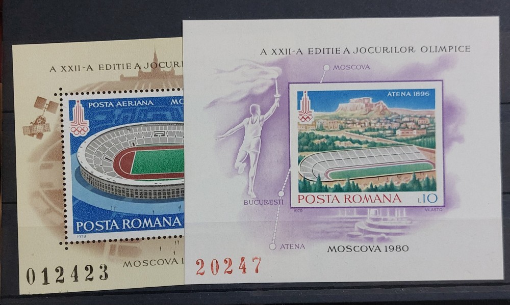 Romania 1979 - Preolimpiada de vara Moscova MNH (doua poze) | arhiva ...