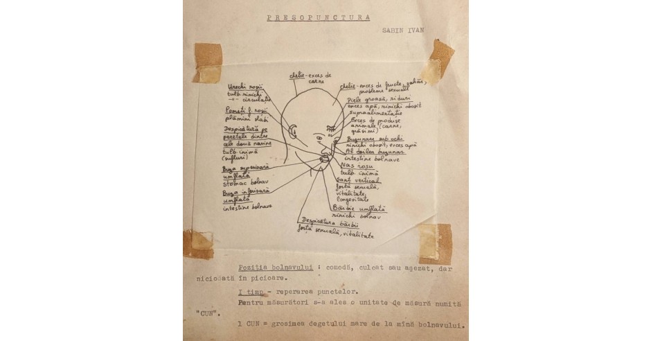 RAR Manuscris PRESOPUNCTURA – Sabin Ivan Text batut la masina ...