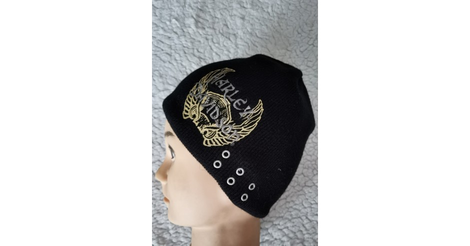 Fes Barbati Harley-Davidson Rocker Moto Biker Chopper Caciula Tricotata ...