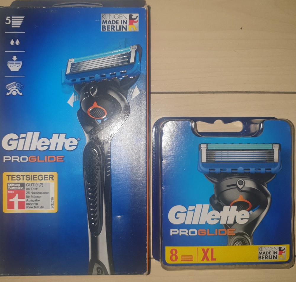 Aparat ras Gillette proglide cu o rezerva + set 8 rezerve proglide ...