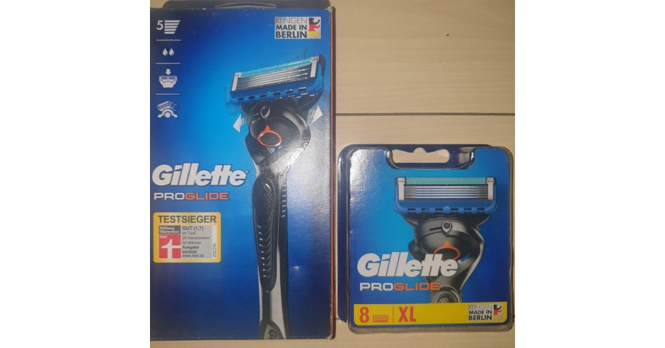 Aparat ras Gillette proglide cu o rezerva + set 8 rezerve proglide ...