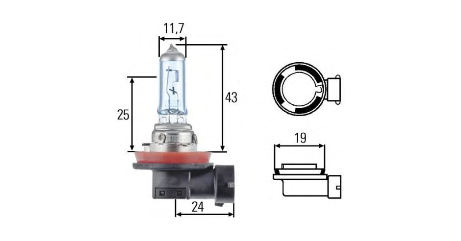 Bec, far faza lunga MITSUBISHI ASX (GA_W) (2010 - 2016) HELLA 8GH 008 ...
