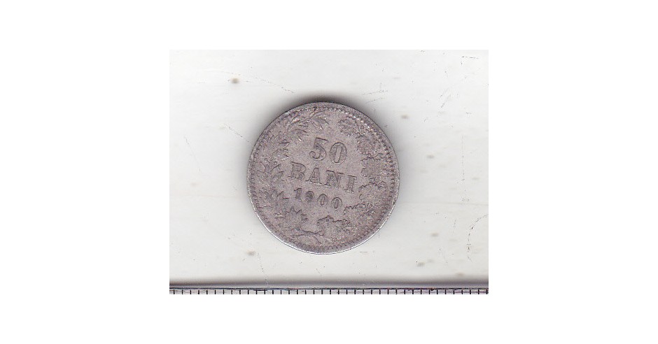 Bnk mnd Romania 50 bani 1900, argint | Okazii.ro