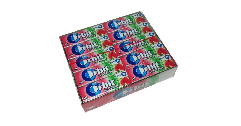 Set 30 Pachete Guma de Mestecat Orbit Watermelon, Guma pentru Mestecat ...