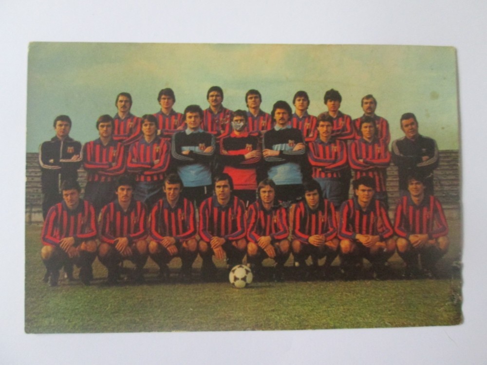 Foto echipa de fotbal ,,Steaua''Bucuresti 1981-1982 | arhiva Okazii.ro