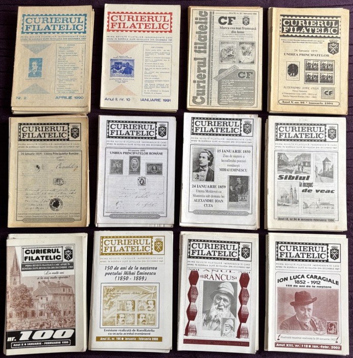 Romania 1990-2010 - Lot 82 reviste filatelice romanesti CURIERUL ...