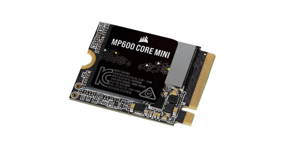 SSD CORSAIR MP600 CORE MINI PCIe Gen4 x4 NVMe M.2 2230 2TB, SEQ READ ...