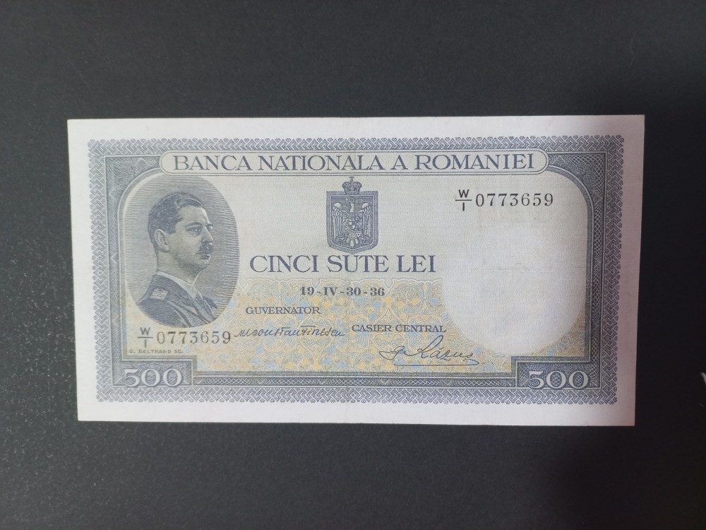 Bancnote romanesti 500lei 1936 | arhiva Okazii.ro