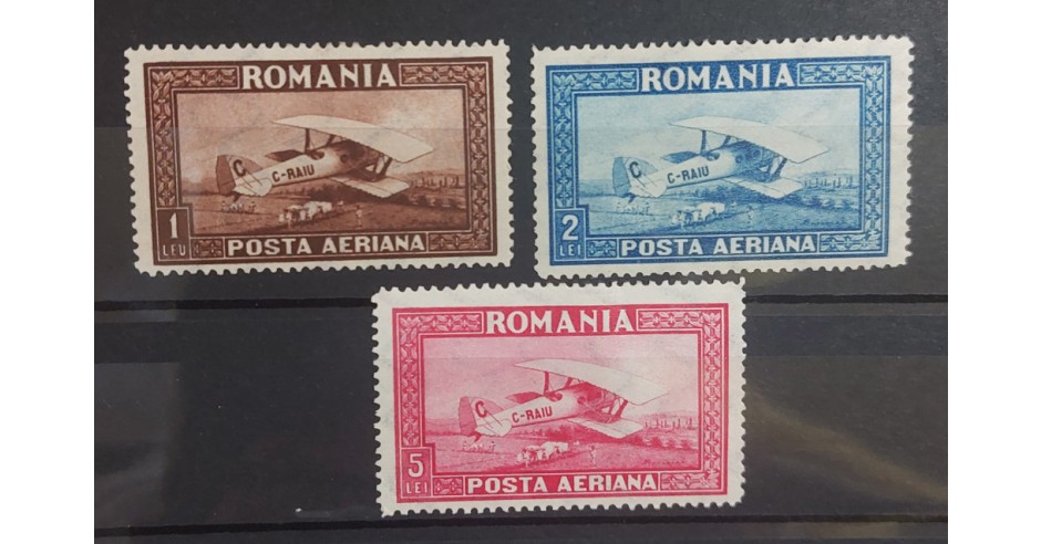 Romania 1928 - C.Raiu,fil.vertical | arhiva Okazii.ro