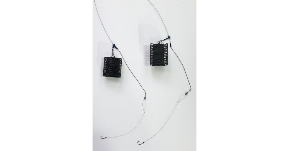 Set 2 Monturi Pescuit Dunare Cosulet 90-100gr Platica Mreana, Carlige ...