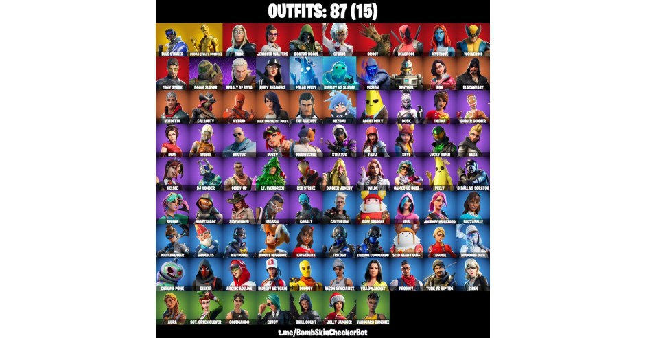 VAND CONT DE FORTNITE CU 87 de skinuri | arhiva Okazii.ro