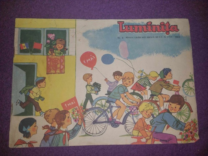 Revista pionieri veche de colectie,Revista celor mici 1963,LUMINITA.Nr ...