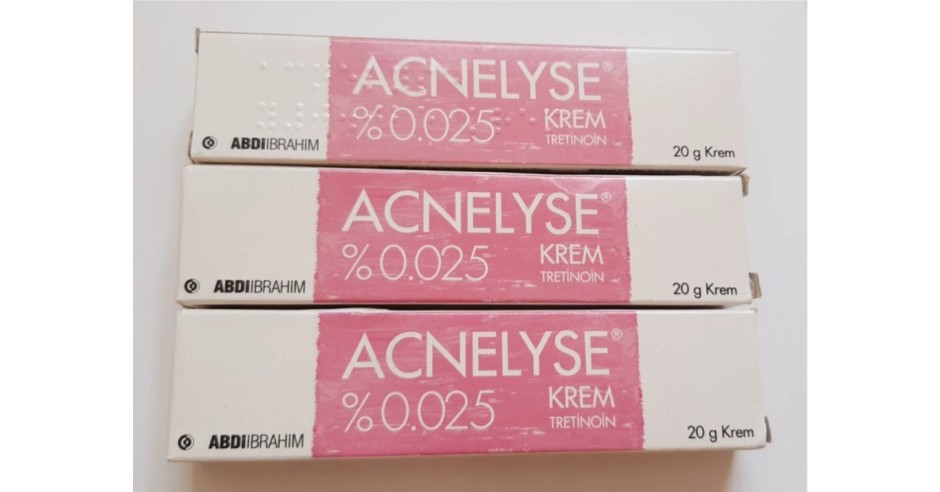 TRETINOIN 0.025% Acnelyse Retin A Retinol Riduri Acnee Tretinoina Airol ...