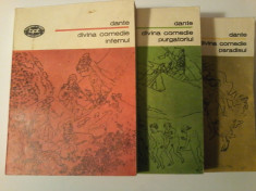 DANTE - DIVINA COMEDIE. INFERNUL PARADISUL PURGATORIUL (TRADUCERE ETA ...