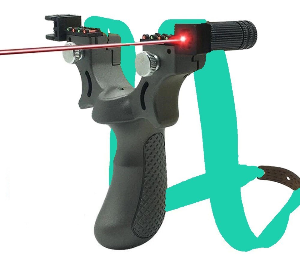 Prastie Profesionala Neagra cu Laser, Boloboc si Elastic Turcoaz ...