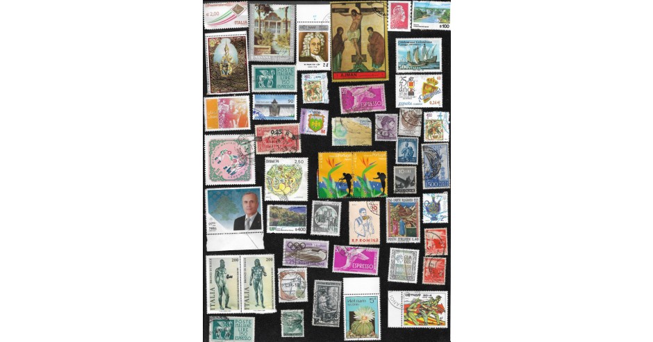 Lot #10 100+ timbre (cele din imagini) | Okazii.ro