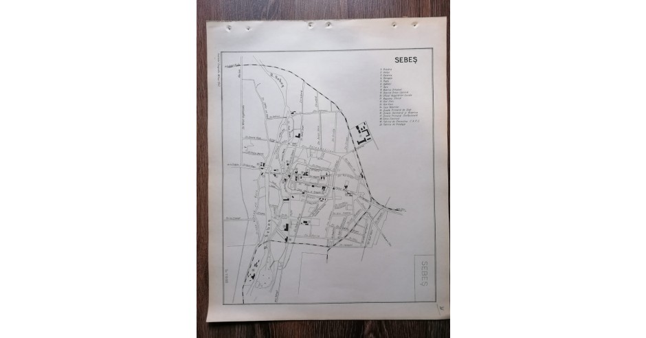 Harta Sebes 1943 | arhiva Okazii.ro