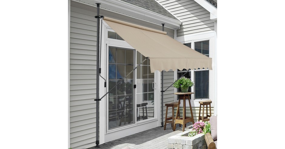 Copertina retractabila/Paravan solar, 200 x 120 x 200 - 300 - cm ...