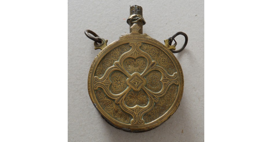 Vechi recipient pentru praf de pusca Maroc sec 18-19 | Okazii.ro